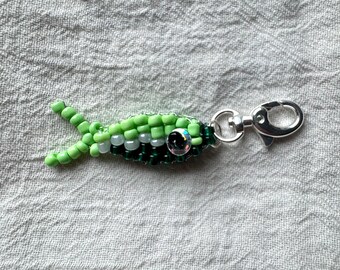 Beaded Fish Keychain - Etsy