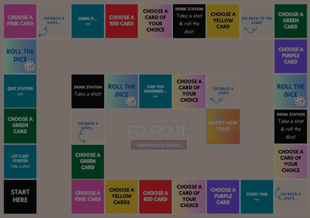 POUR OUT! Fun and Intimate Board Game - for Couples, Girl's Night ...