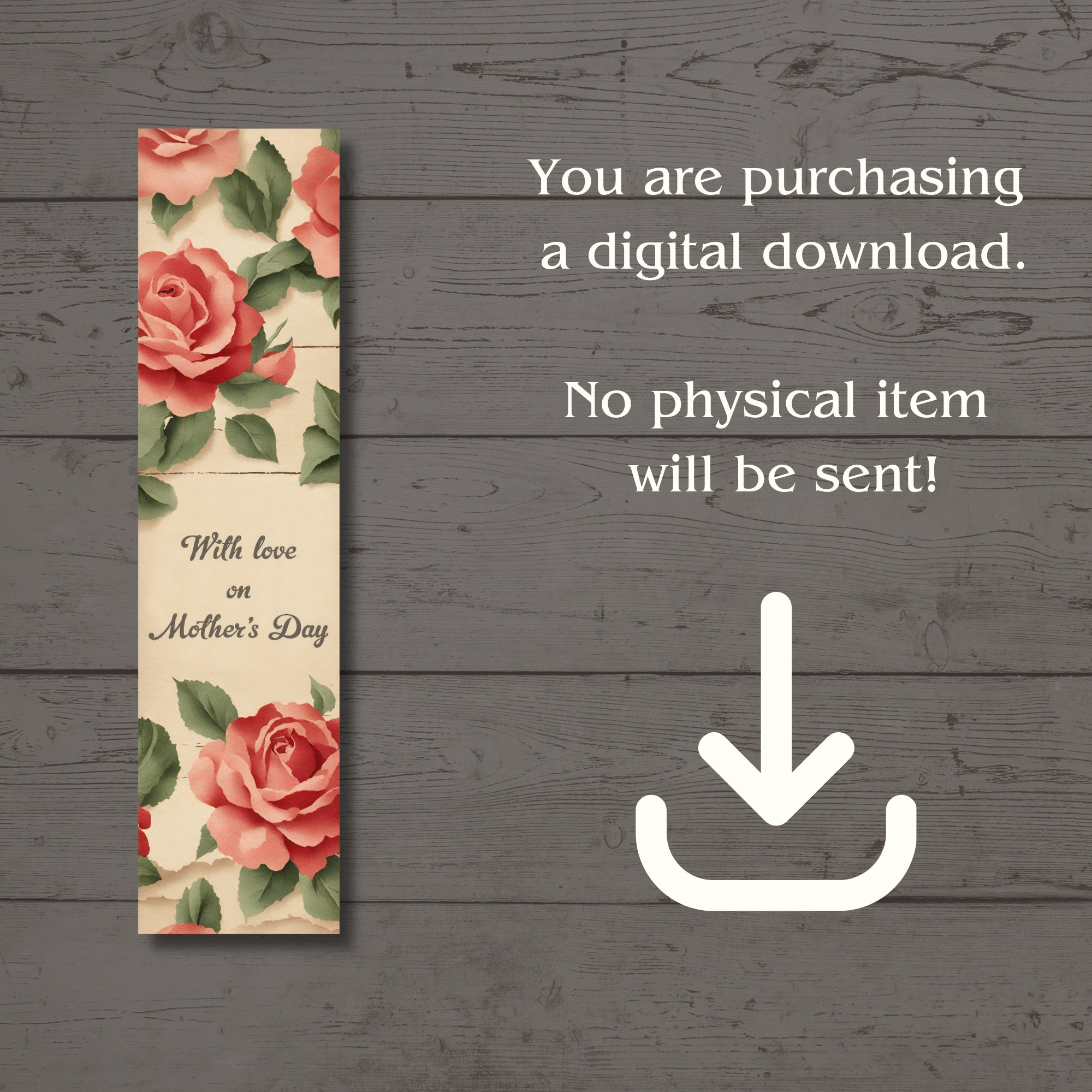 Mother's Day Bookmarks, Shabby Chic Bookmarks, Gifts for Mother's Day ...