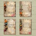 Layered Tattered Pages, Journal Pages for Junk Journals, Distressed ...