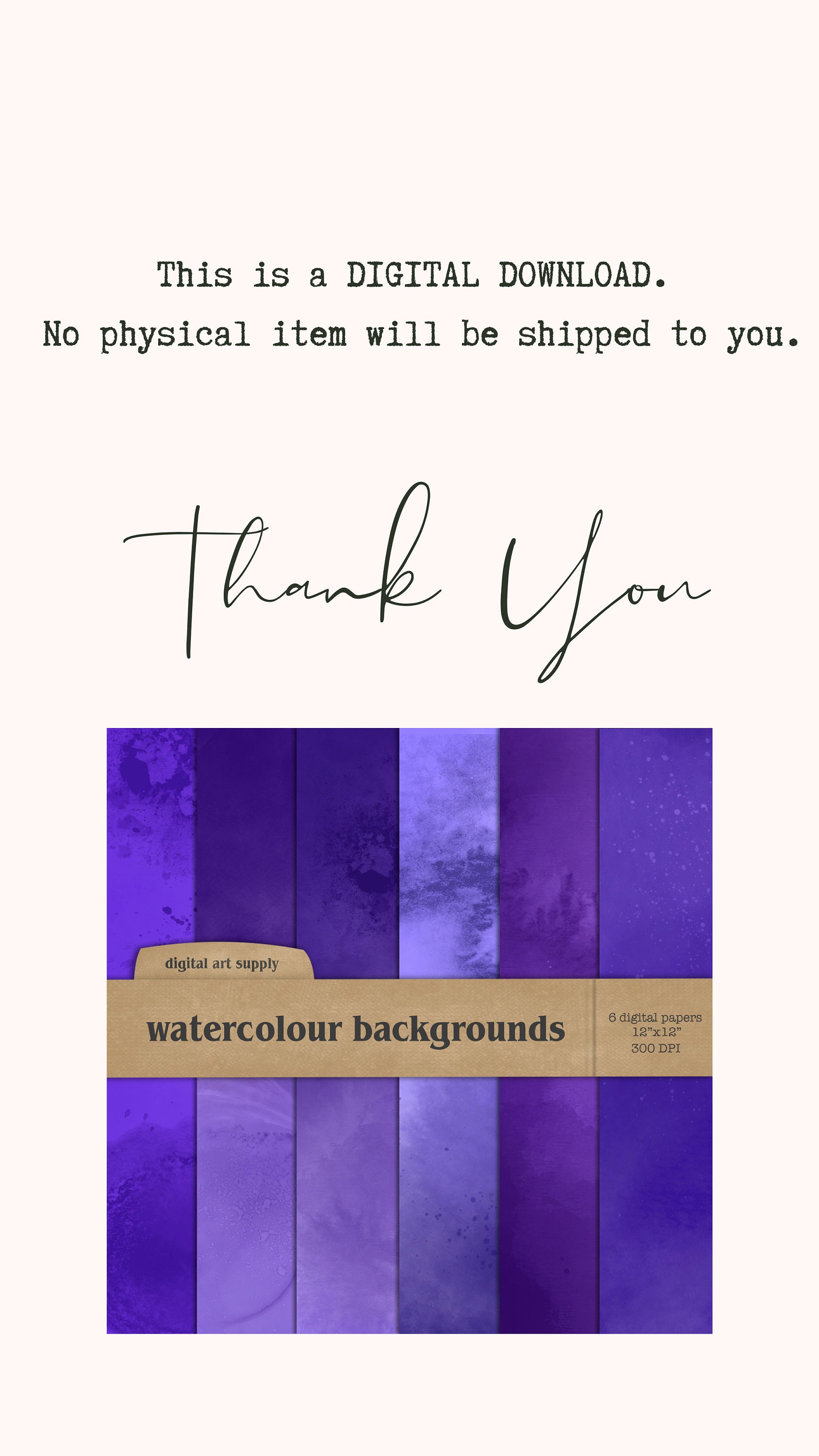Purple Backgrounds, Watercolour Backgrounds, Purple Digital Paper ...