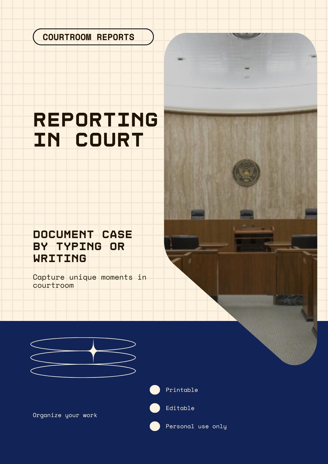 Court Case Report Notes Template – Printable & Fillable Word Document ...