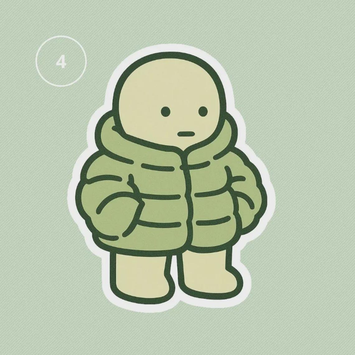 Cute Smiski Sticker Blind Box Inspired Vinyl Sticker – Funny Little ...