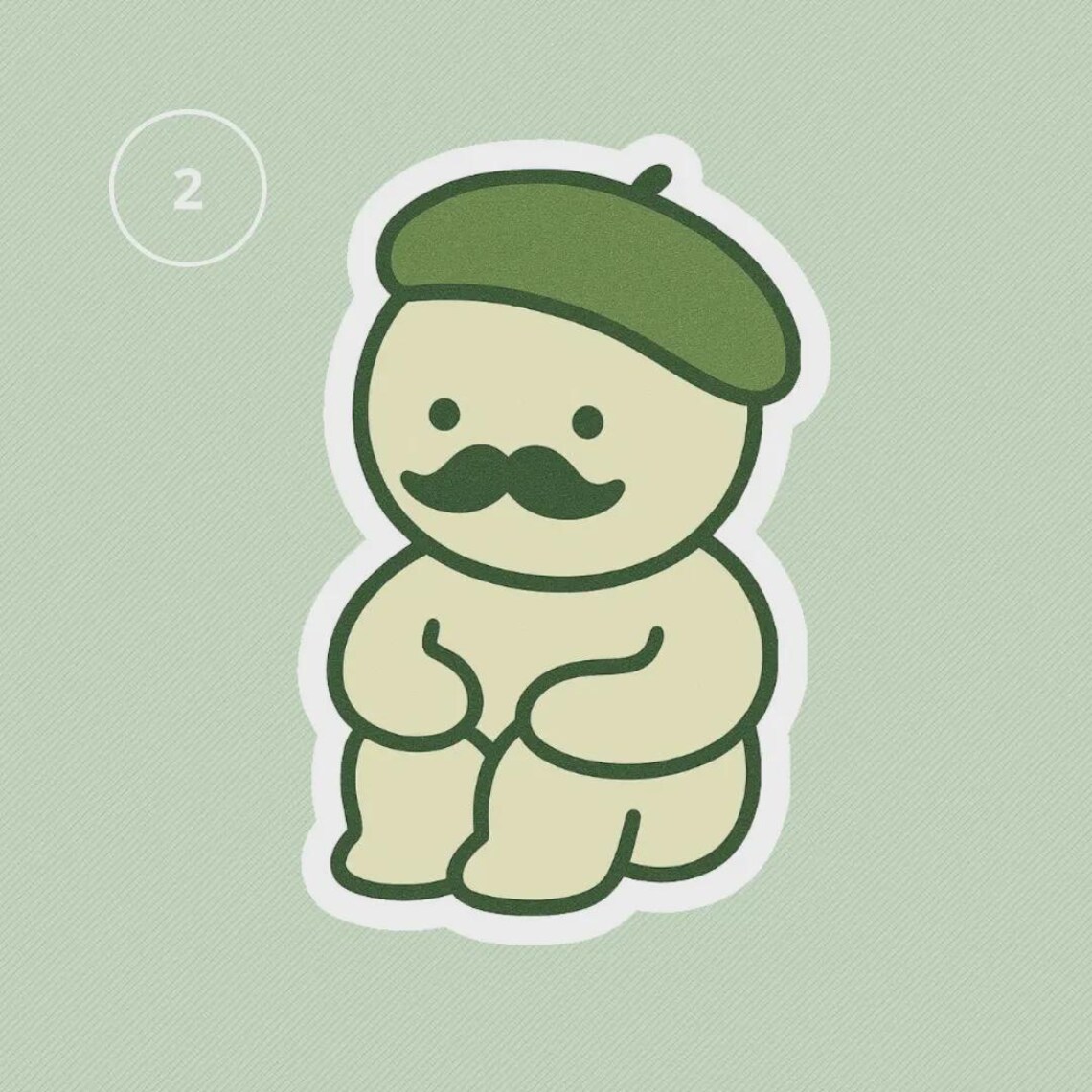 Cute Smiski Sticker Blind Box Inspired Vinyl Sticker – Funny Little ...