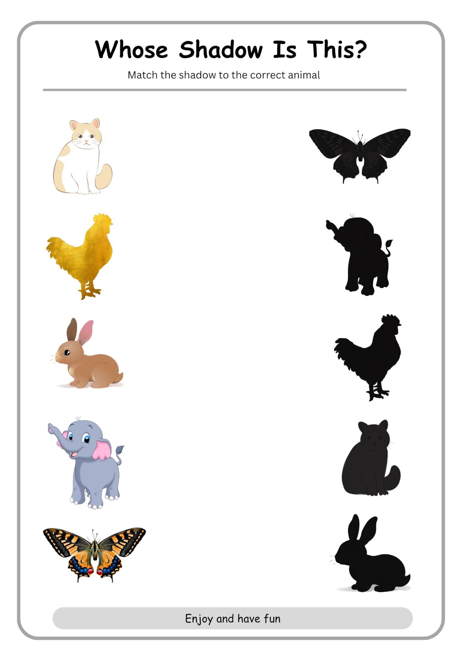 Printable Activity Sheets for Early Learners - Etsy