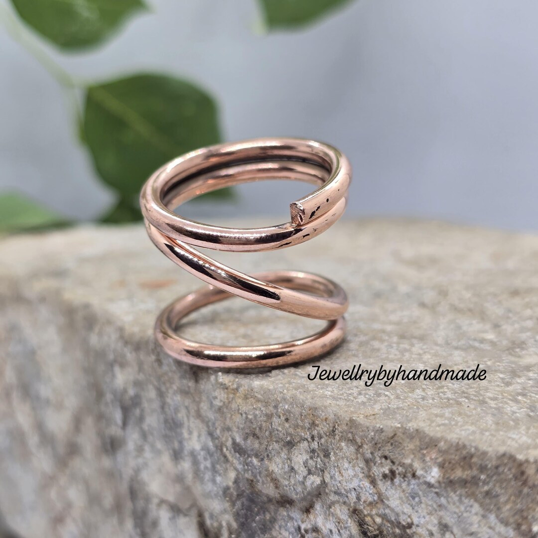 Copper Arthritis Finger Splint Ring: Swan Neck & Mallet Support - Etsy