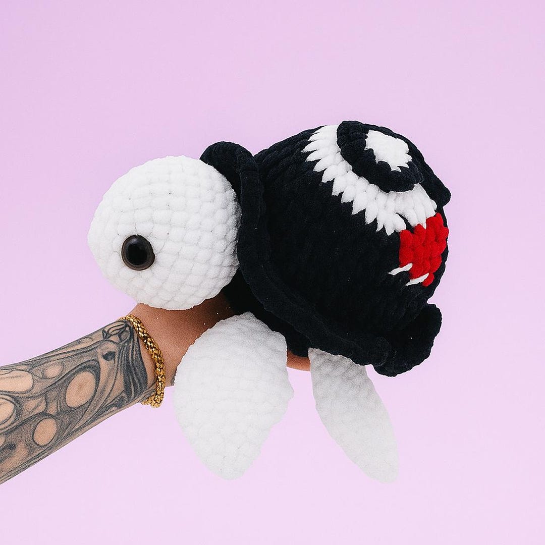 8-ball Turtle Crochet Pattern PDF, Billiard Sea Turtle, Beginner ...