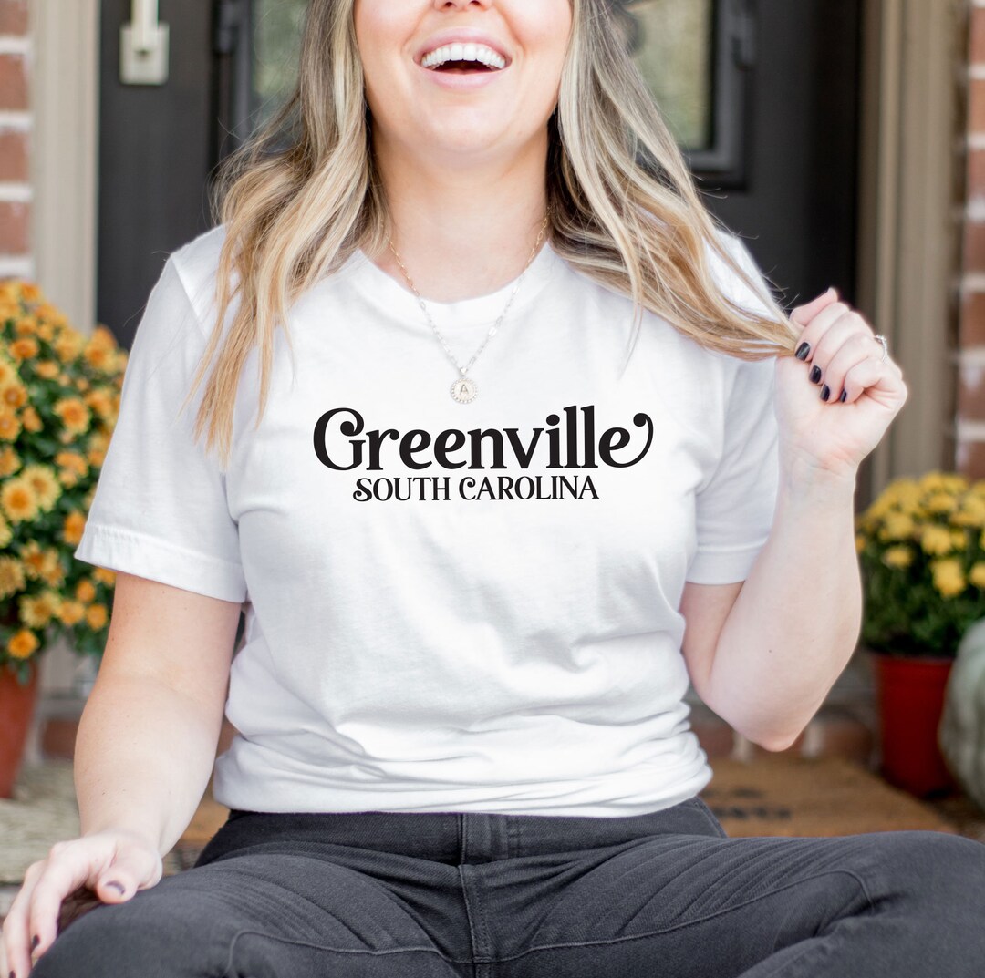 Greenville South Carolina Comfort Colors Shirt City Shirt State Tee ...