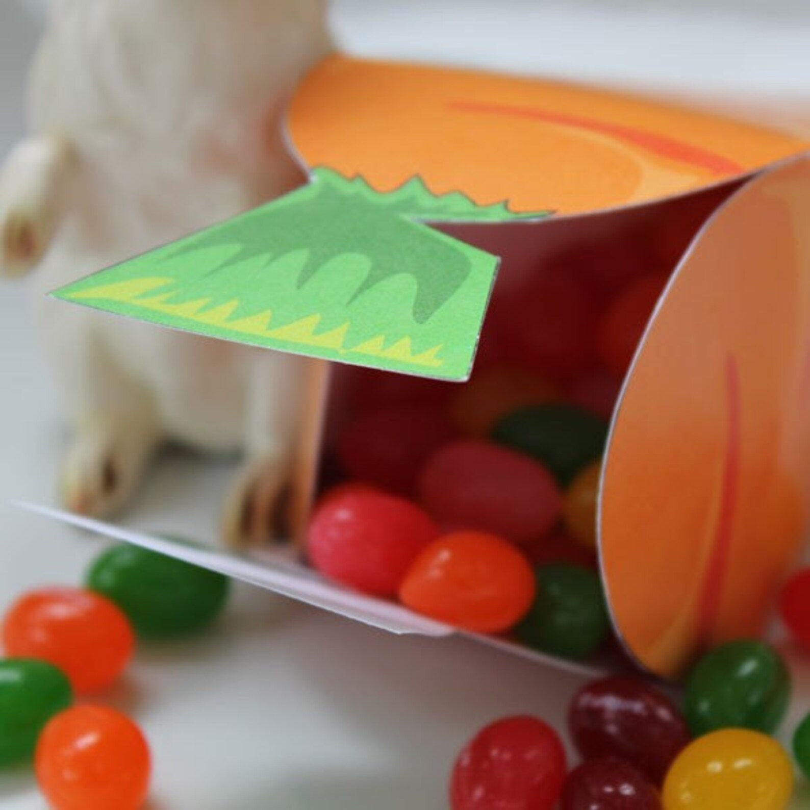 Easter Bunny Carrot Printable/diy Decorations Favor Box - Etsy