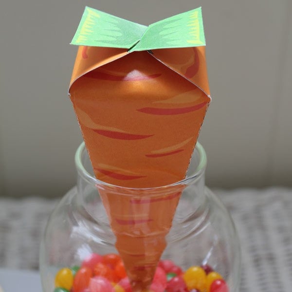 Easter Bunny Carrot Printable/diy Decorations Favor Box - Etsy