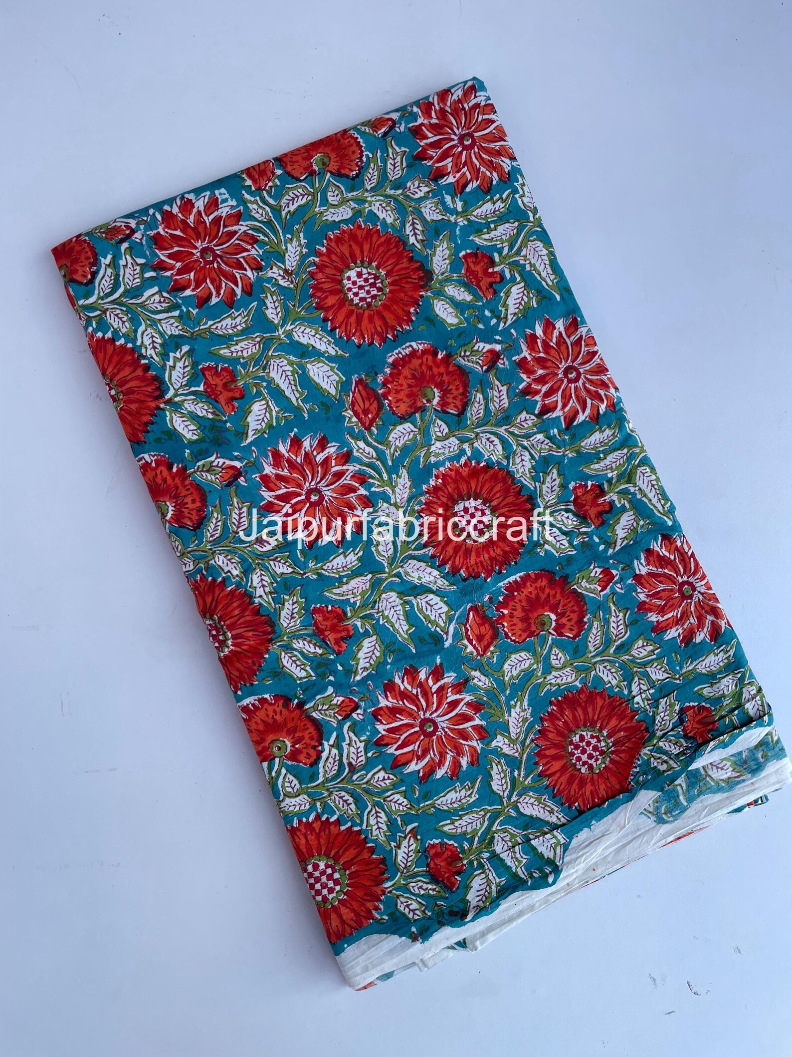 Indian Hand Block Print Upholstery & Dress Making Fabric by Yard - Etsy
