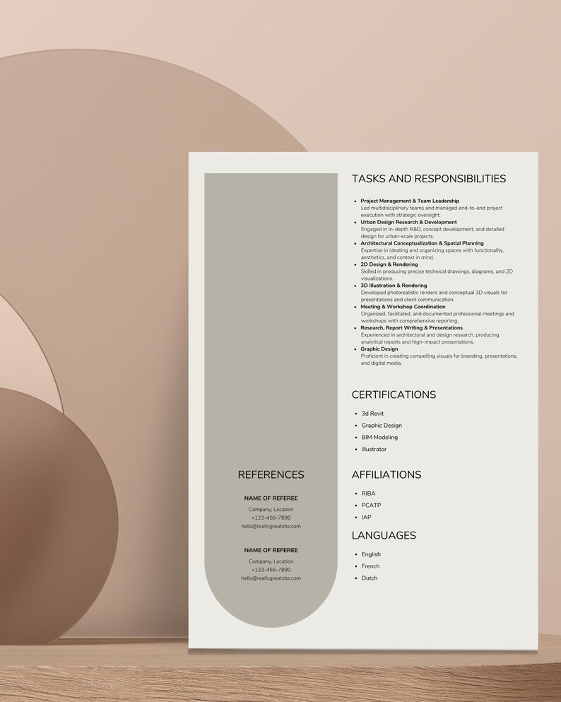Architecture Portfolio and CV Template Bundle Editable Canva Pack for ...