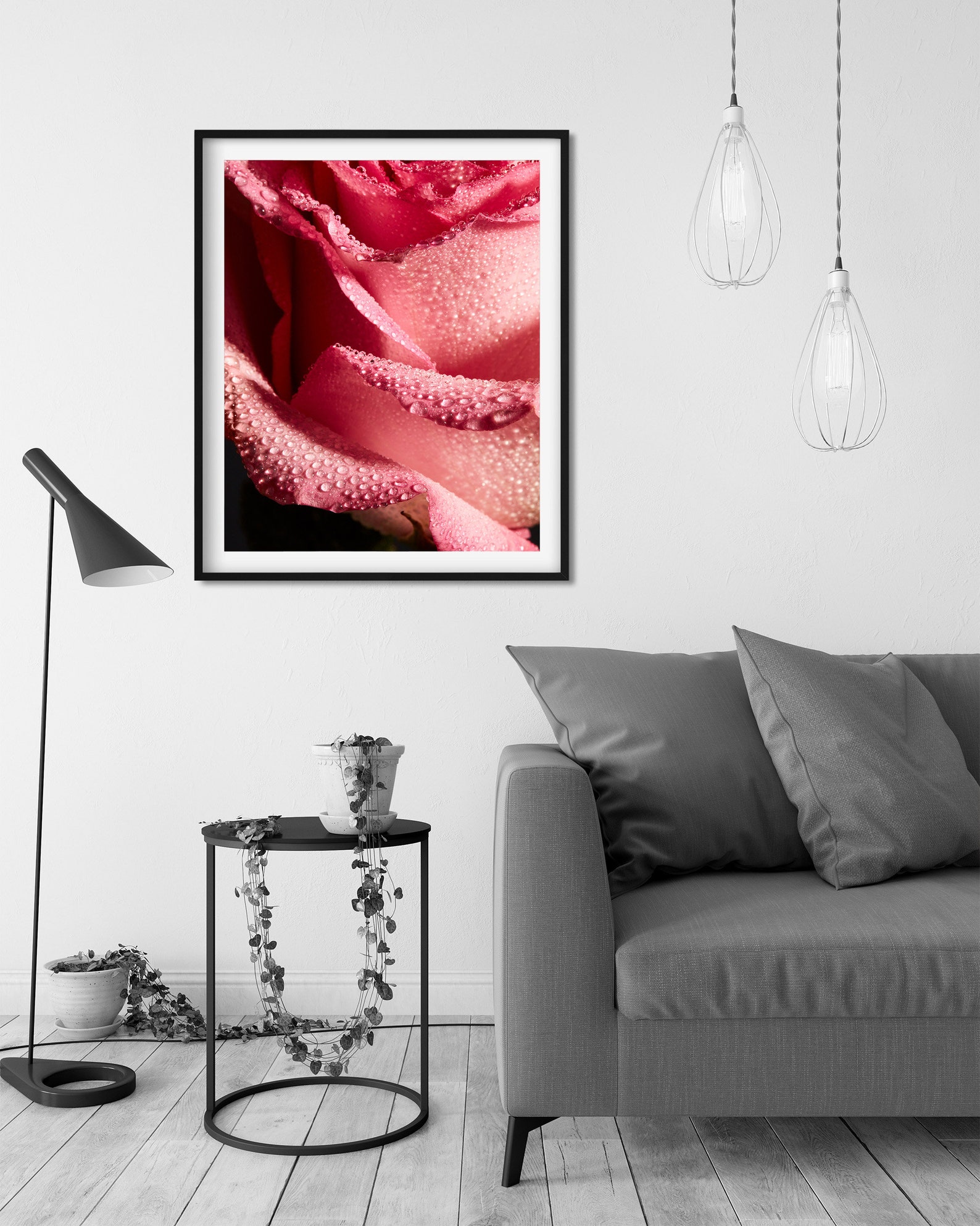 Flower Photography Print of Pink Rose, Floral Photography Print ...
