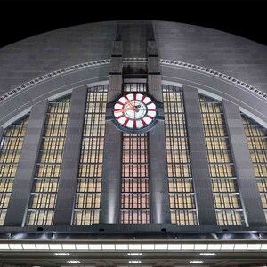 Cincinnati Photography Print of Clock on Museum Center at Union ...