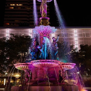 Fountain Square Cincinnati Photography Print, A Historic Landmark, With ...