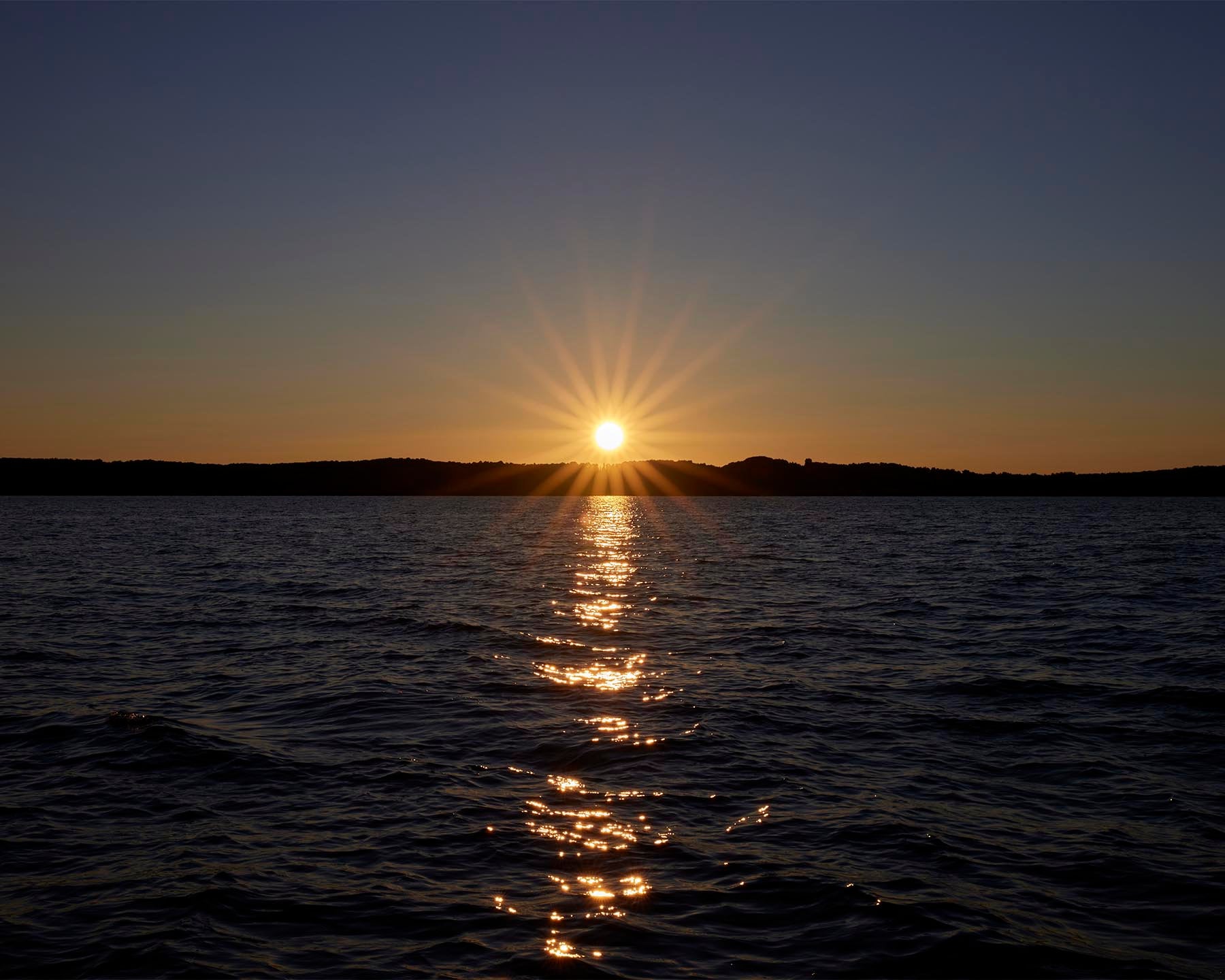 Torch Lake at Sunset, Fine Art Photography Print, in Michigan, Summer ...