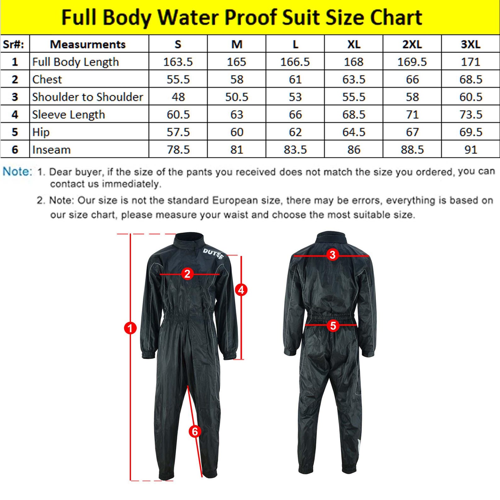 Motorcycle Waterproof Taffeta Full Body Rain Suit Reflective One-piece ...
