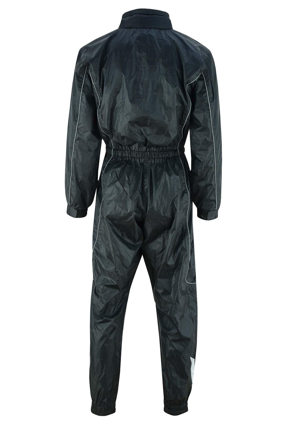 Motorcycle Waterproof Taffeta Full Body Rain Suit Reflective One-piece ...