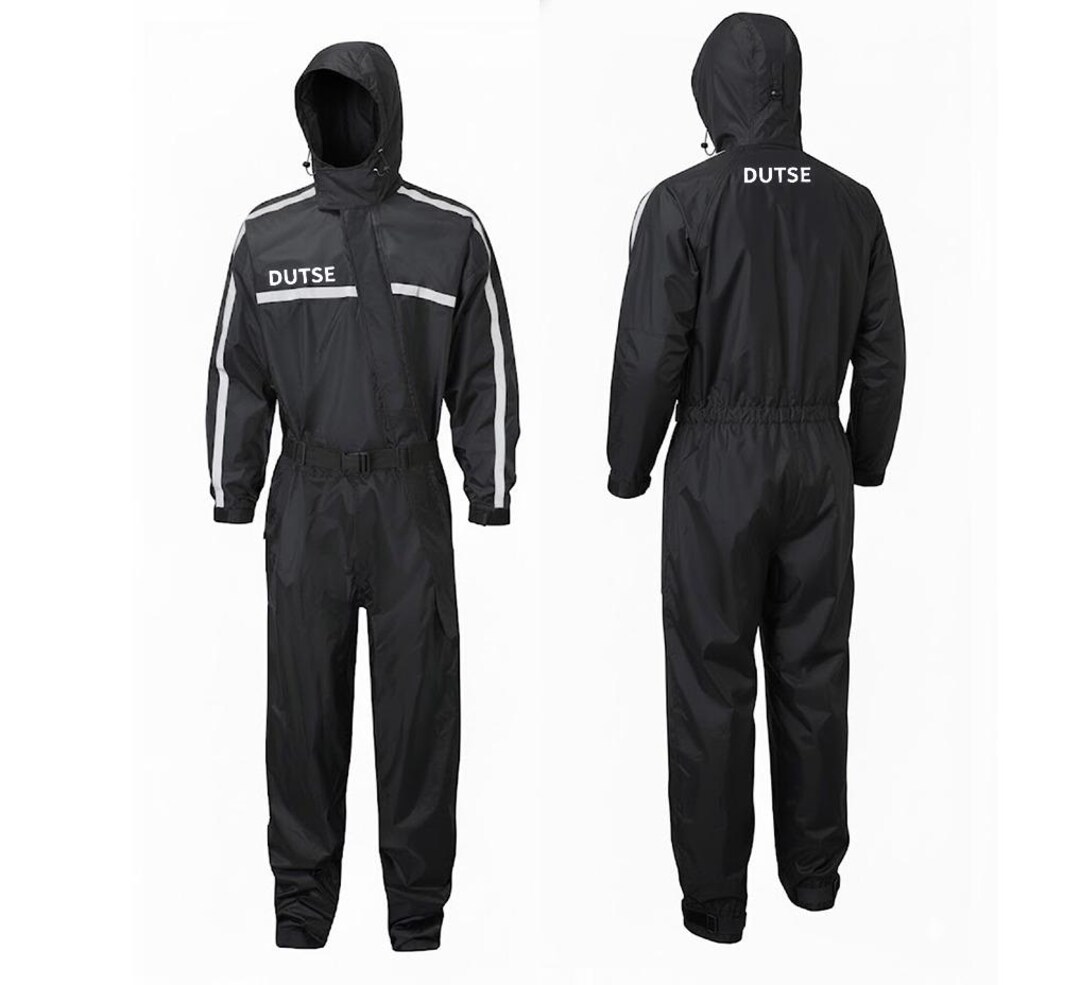 Waterproof One Piece Rain Suit Full Body Coverall Reflective Stripes - Etsy