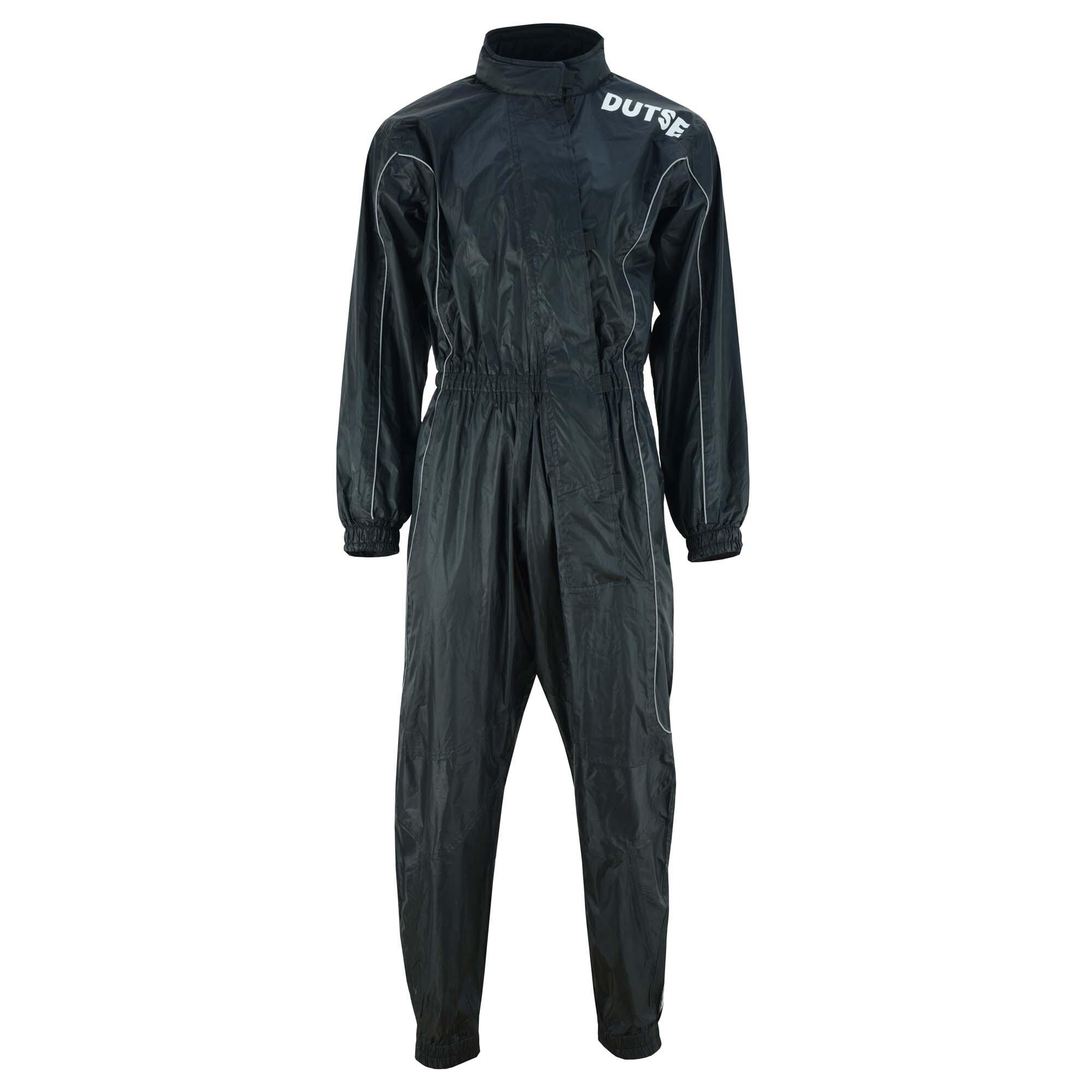 Motorcycle Waterproof Taffeta Full Body Rain Suit Reflective One-piece ...