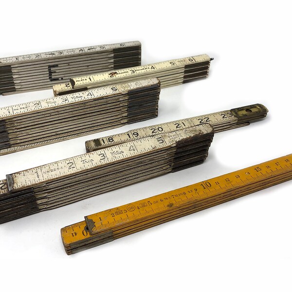 Folding Wood Ruler - Etsy