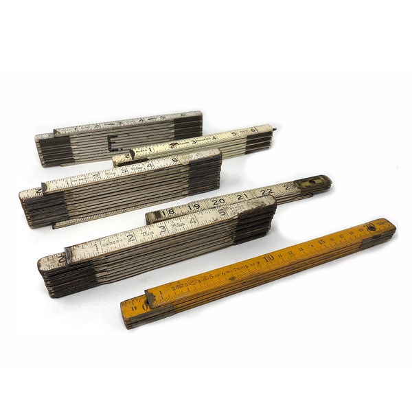 Folding Wood Ruler - Etsy