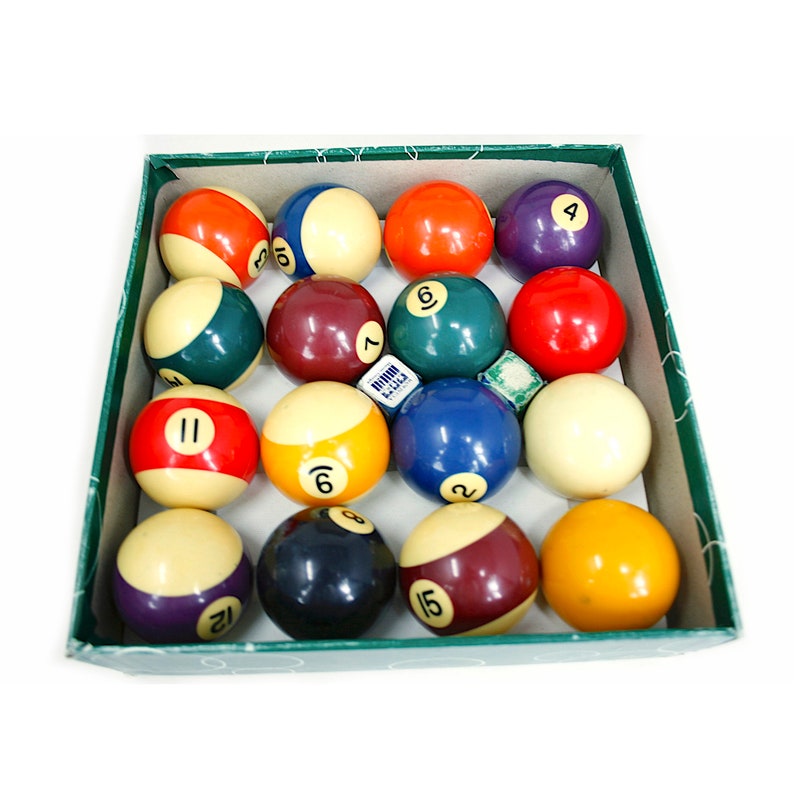 Vintage Pool Balls - Etsy