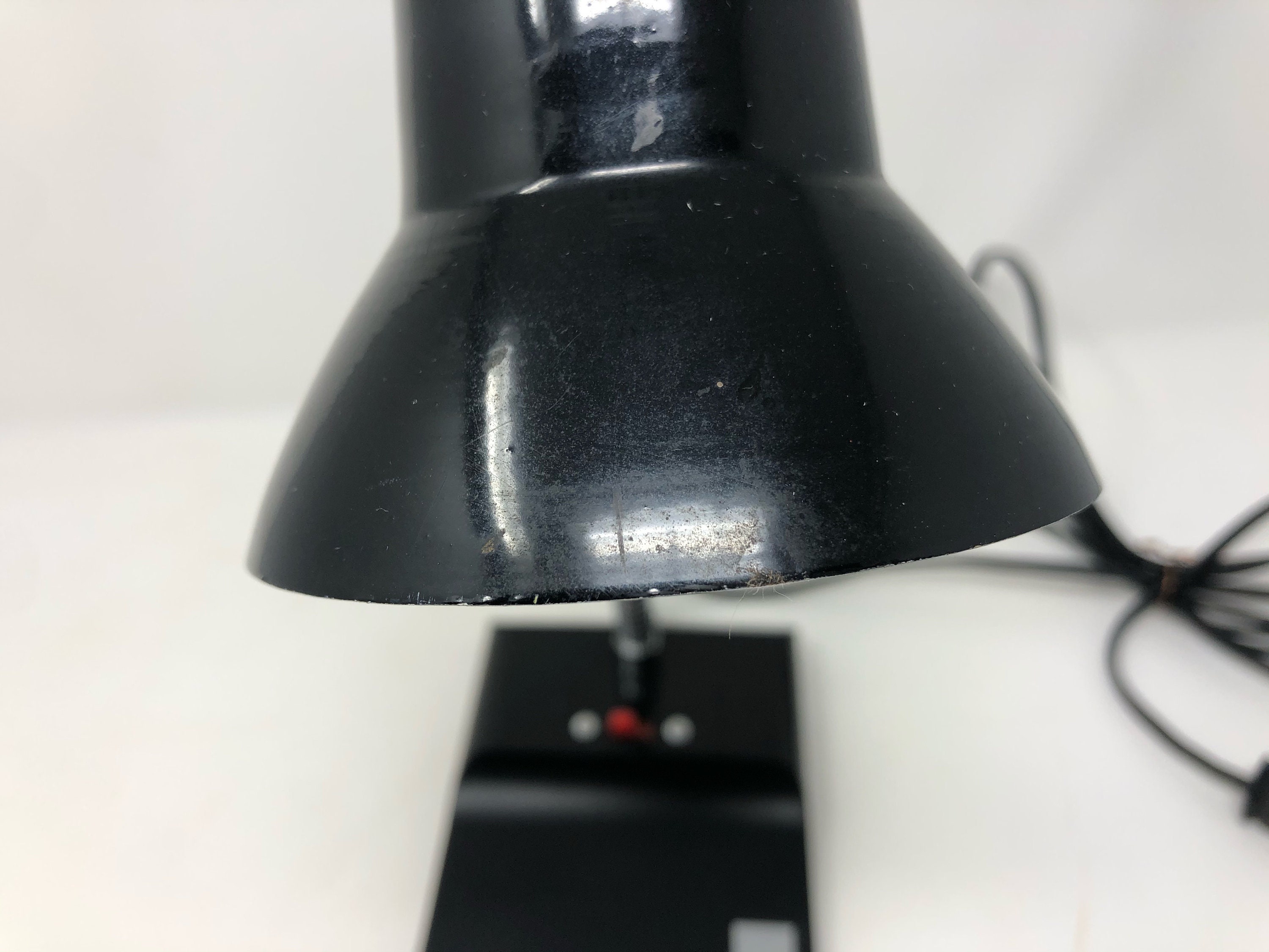Small Vintage Modern Electrix Black Desk Lamp Adjustable - Etsy