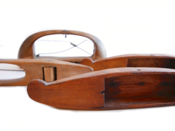 Set of Gorgeous Vintage Weaving Shuttles ... Four Primitive | Etsy