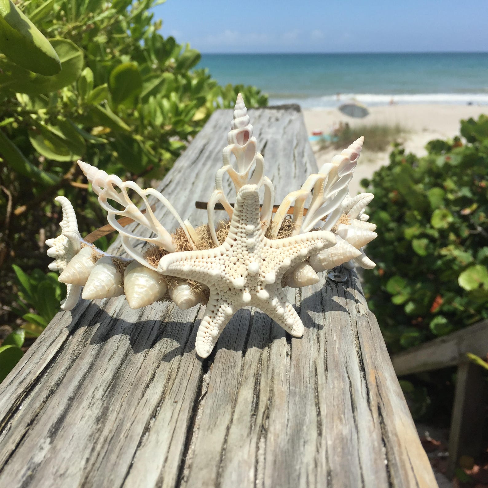 Starfish Headband Seashell Crown Mermaid Headpiece Beach | Etsy