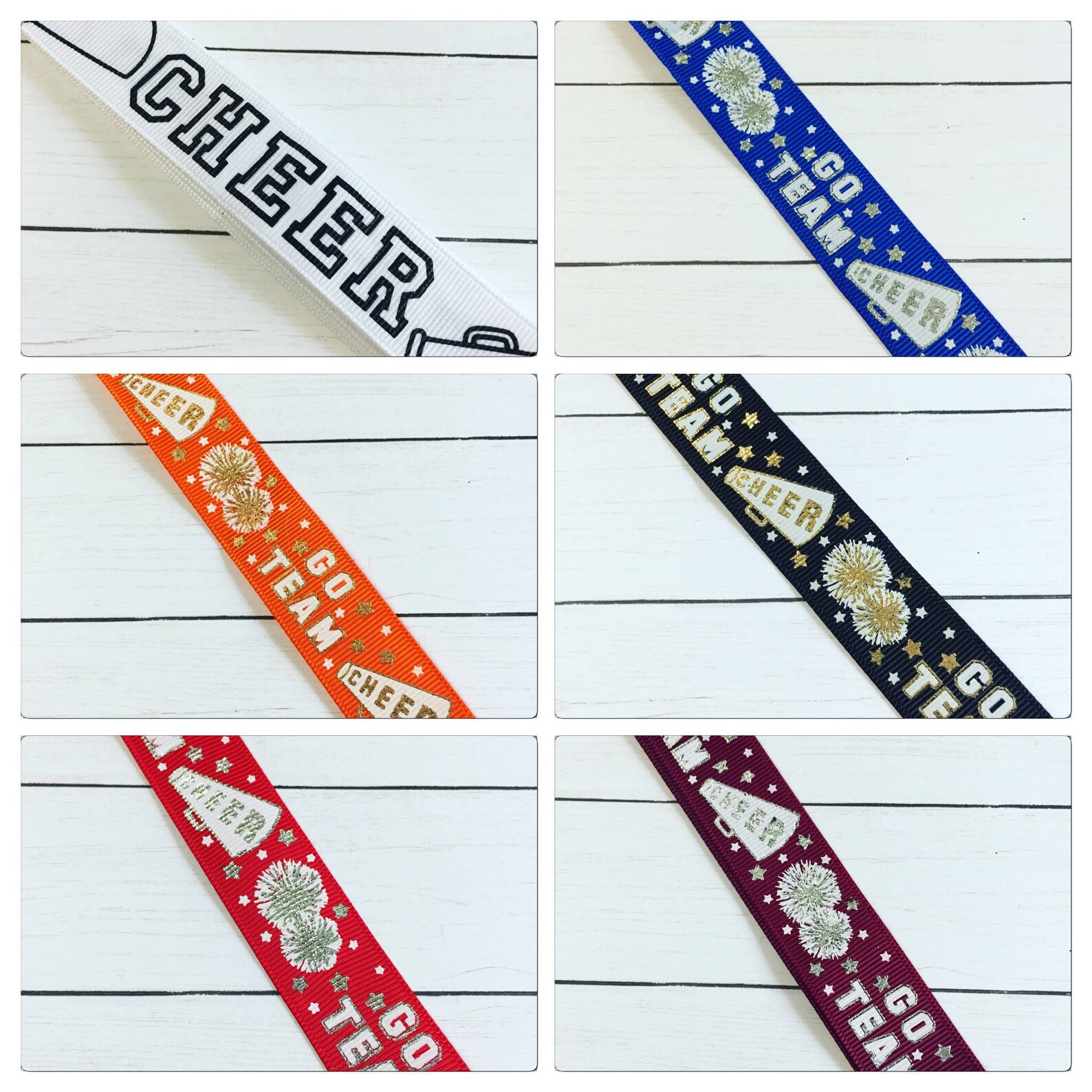 Sports Team Ribbon Ponytail Streamers & 2 Ribbon Colors: | Etsy