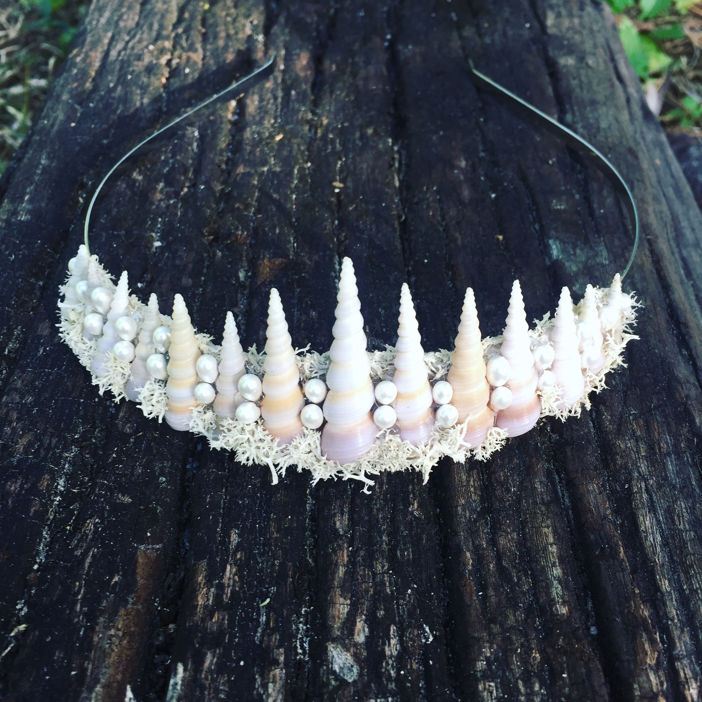 Seashell Crown Bridal Headpiece Mermaid Shell Tiara Bridal | Etsy