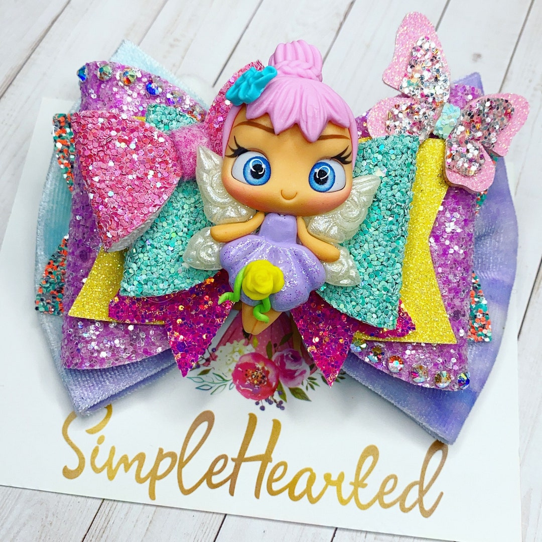Princess Hair Bow Fairy Hair Clip Girl Hair Accessory Girls - Etsy