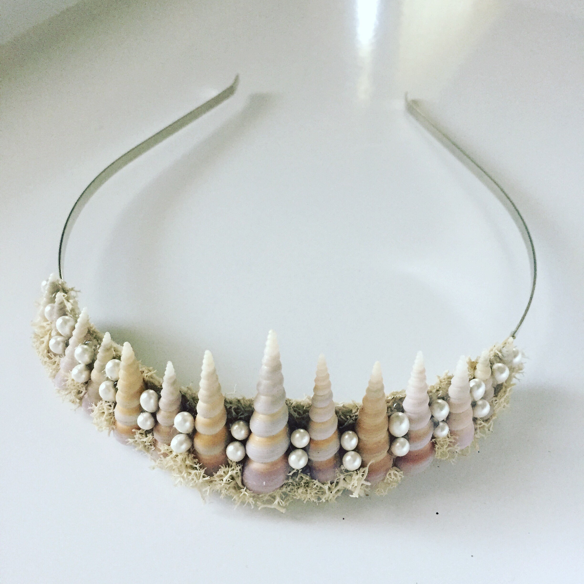 Seashell Crown Bridal Headpiece Mermaid Shell Tiara Bridal | Etsy