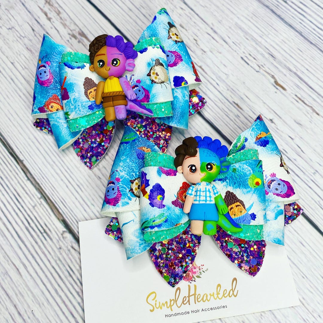 Brothers Bow Hair Clip, Character Bow, Perfect Hair Bow for Toddlers ...