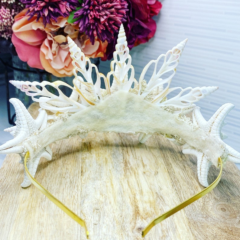 Starfish Headband + Seashell Crown + Mermaid Headpiece + Beach Wedding ...