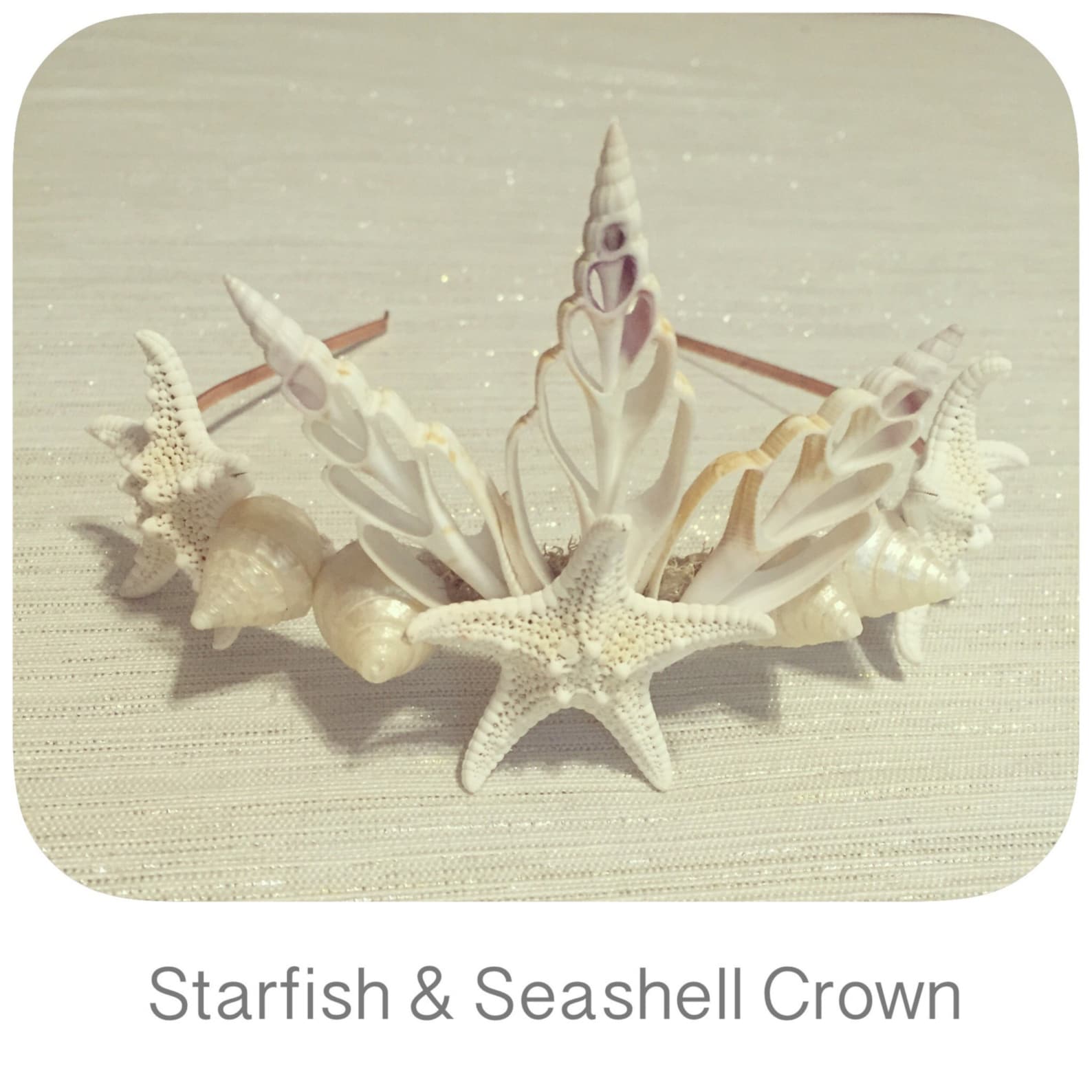 Starfish Headband Seashell Crown Mermaid Headpiece Beach | Etsy