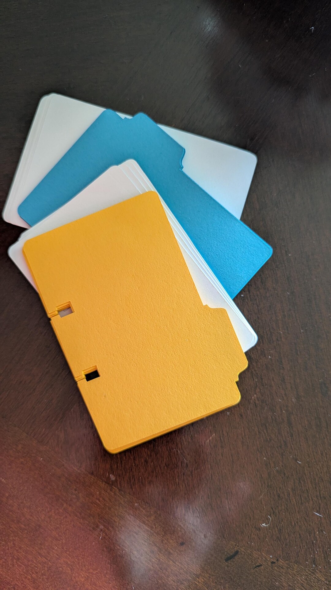 NEW FALL COLORS Rolodex Cards - Colored/white - Etsy
