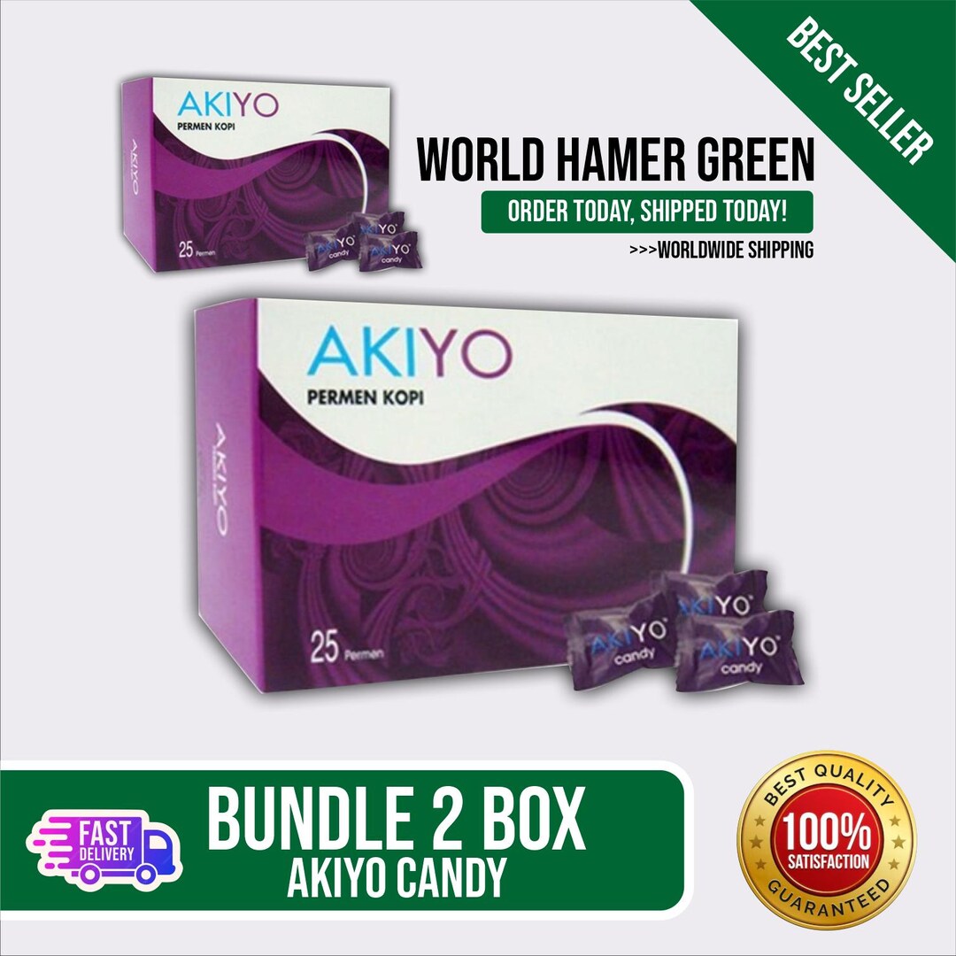 2 Box Akiyo Candy, Japanese Fruit Flavored Drops, Tropical Herbal ...