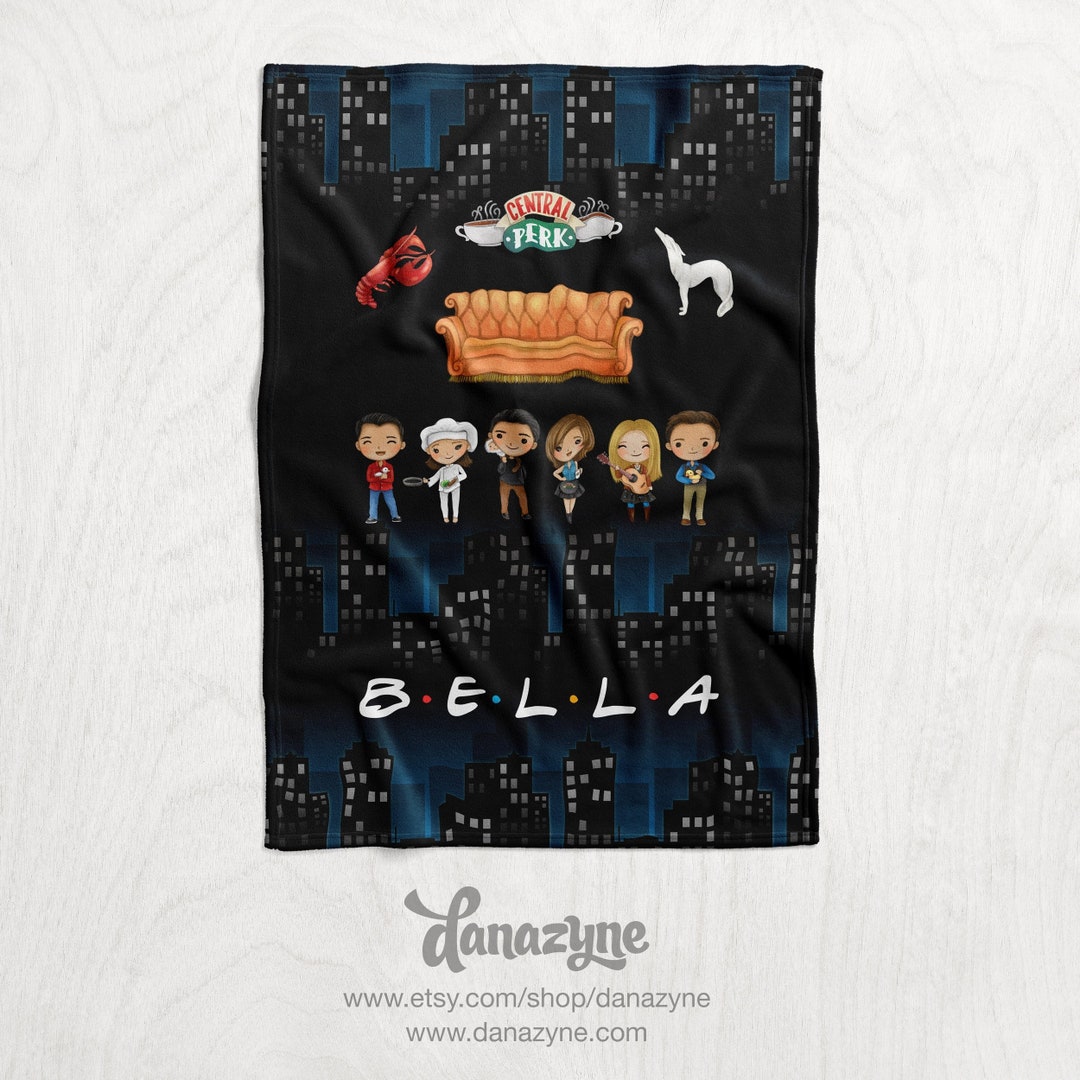 Friends TV Show Blanket Friends Characters Perfect Sofa Blanket ...