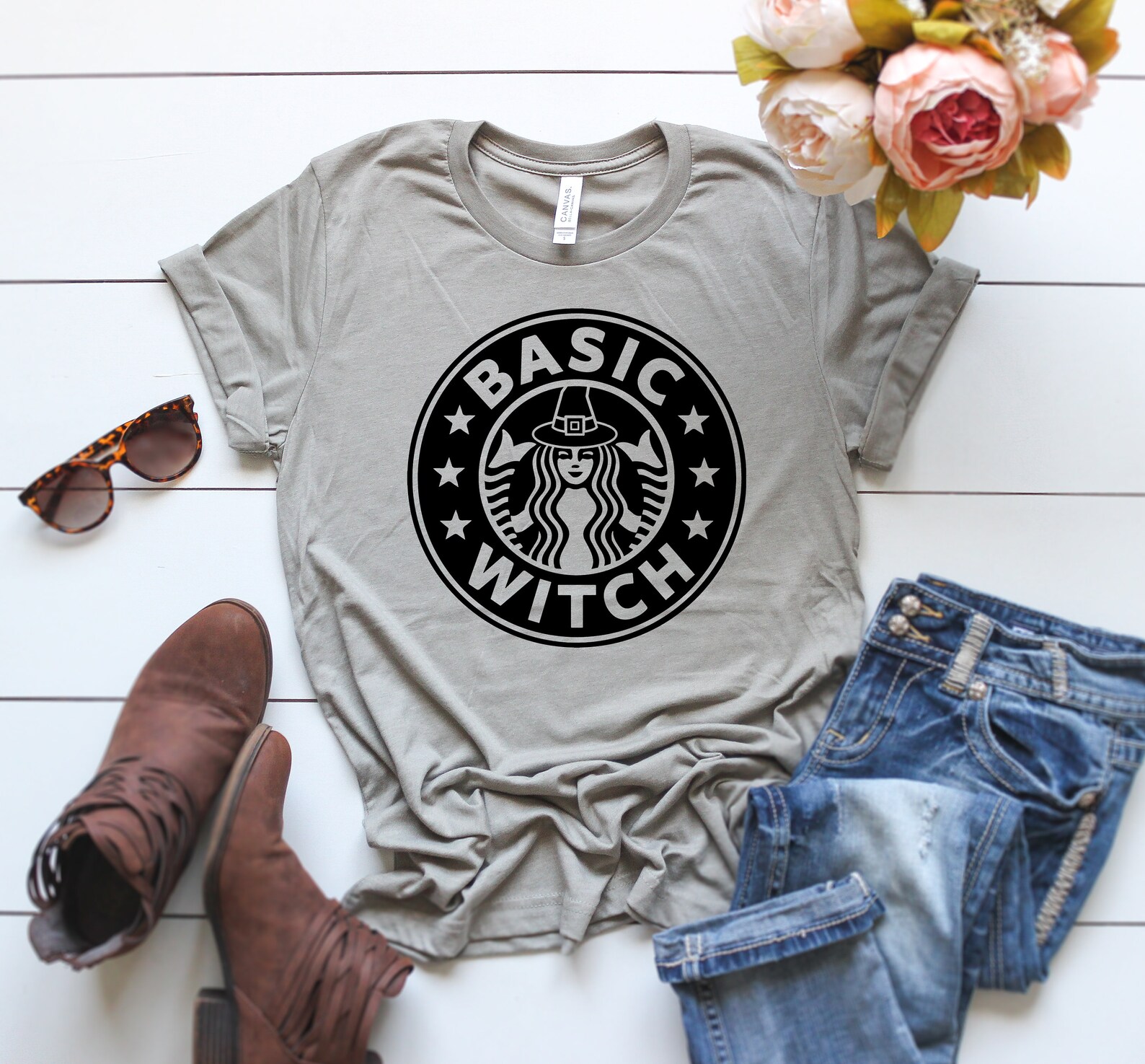 Basic Witch SVG Cut Files Perfect for Making a DIY Coffee Lover Starbucks Halloween / Fall ...