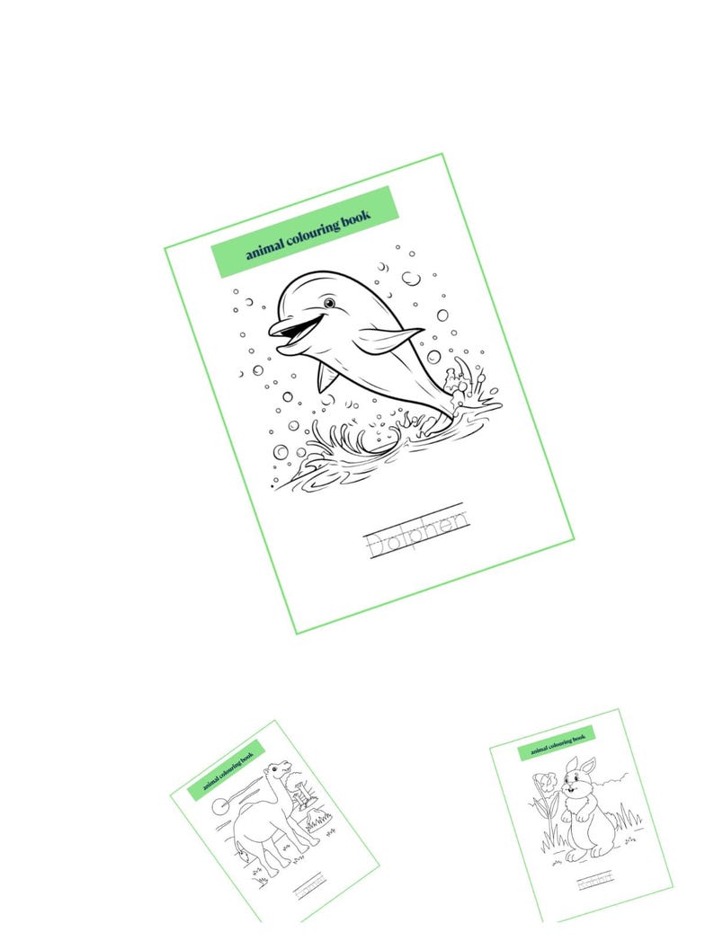 Printable Animal Drawing Book – Easy Step by Step How to Draw Animals ...