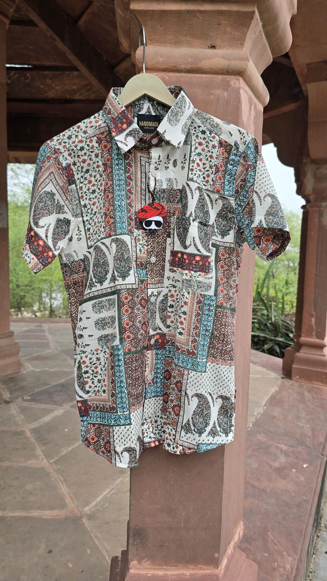 Hand Block Printed Men’s Shirt – Soft Cotton – Festival/beach Wear - Etsy