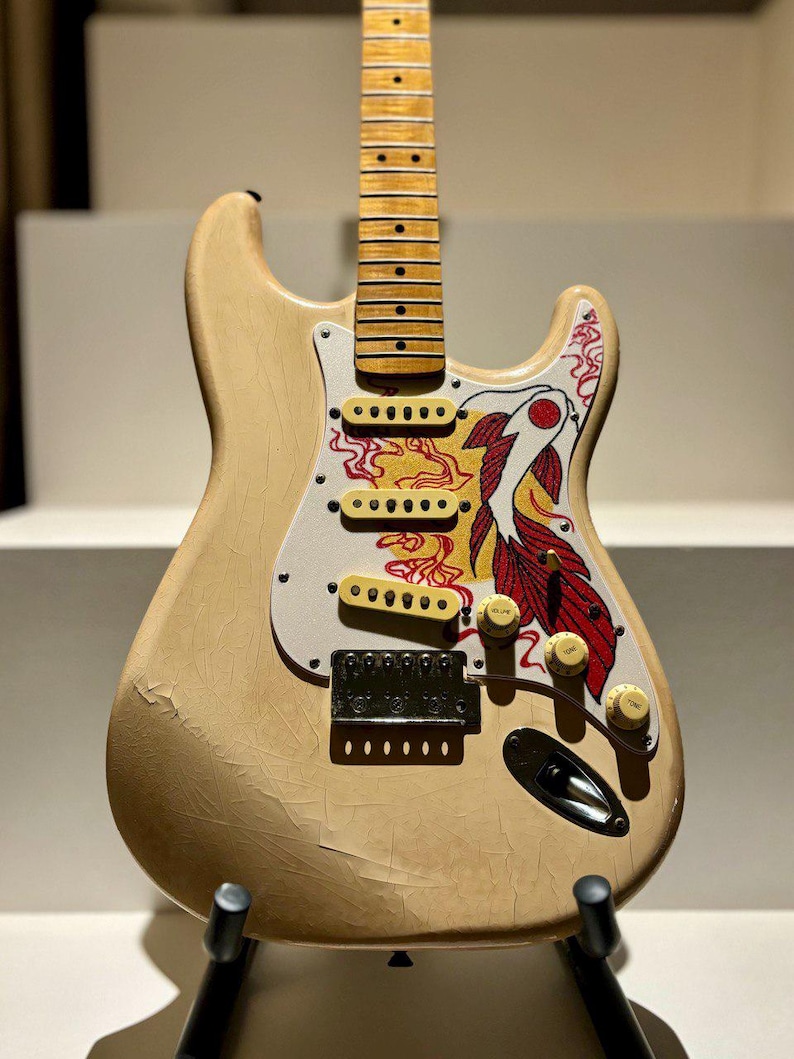 Koi Fish Fender Stratocaster Pickguard | Japanese Inspired Art | Custom ...