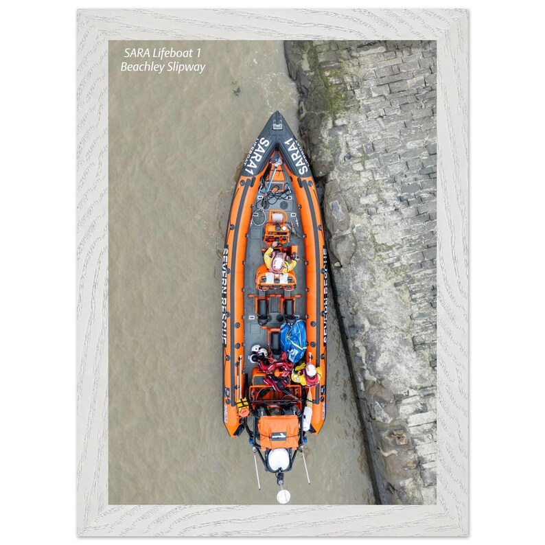 SARA Lifeboat 1 - Top Down, Wooden Frame - Etsy