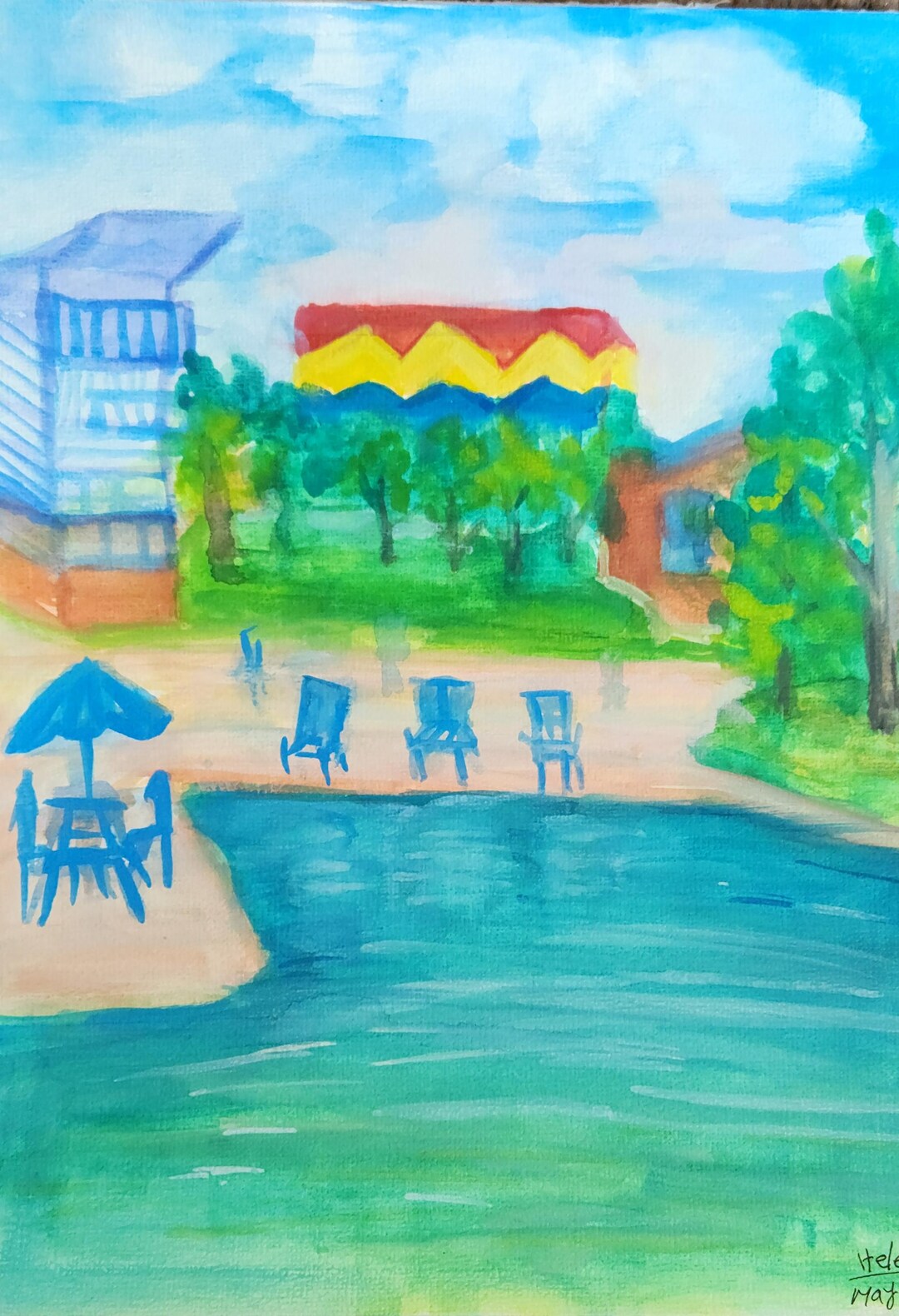 Realistic Wall Art Print of My Original Painting.. NVC Art College ...