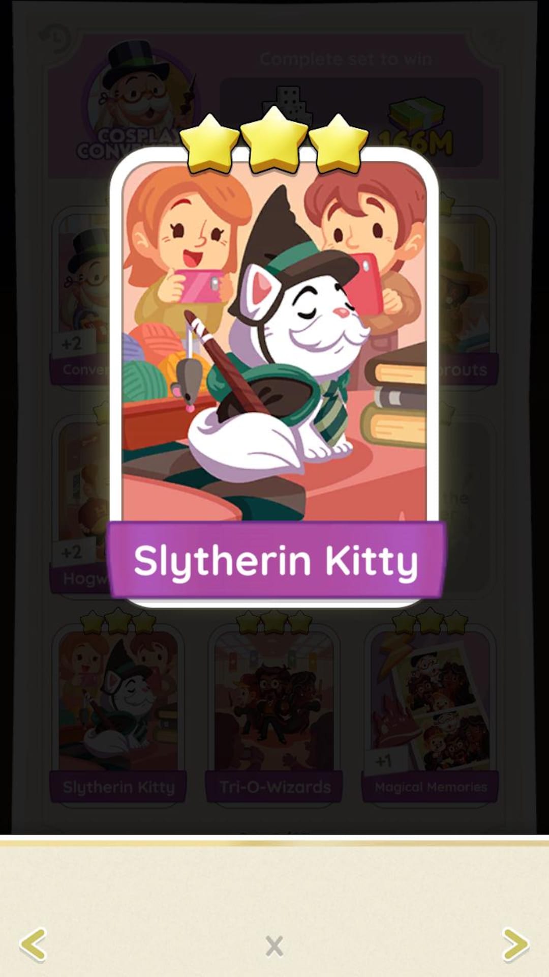 Buy Slytherin Kitty - Set 8 Monopoly Stickers HARRY POTTER Album - 1 X ...