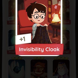 Invisibility Cloak - Set 11 Monopoly Go HARRY POTTER Album - 1 X - Etsy