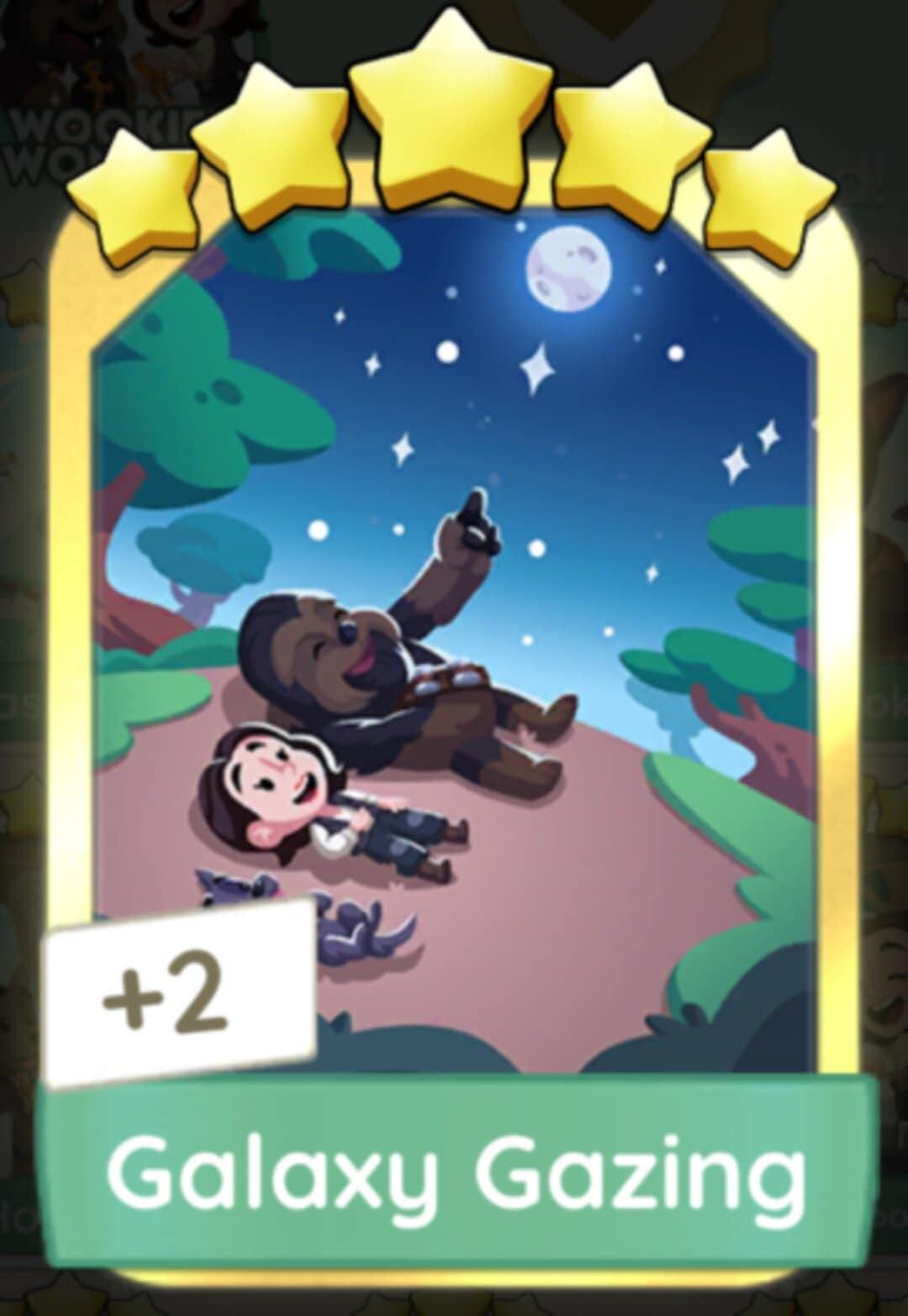 Buy Galaxy Gazing - Set 19-5 Star Gold Card-star War Album Mon_opoly Go ...