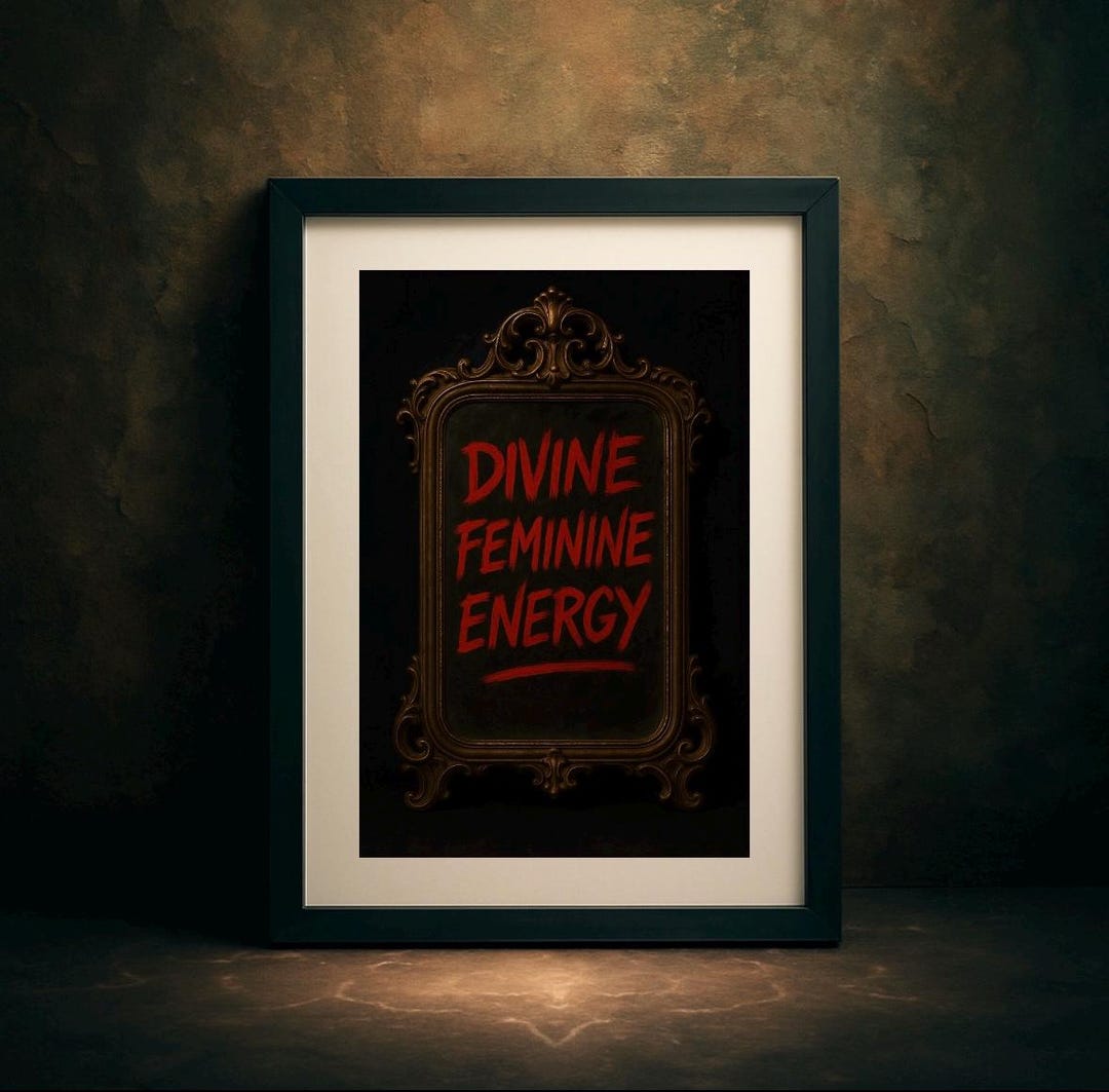Divine Feminine Energy Mirror Affirmation - Etsy